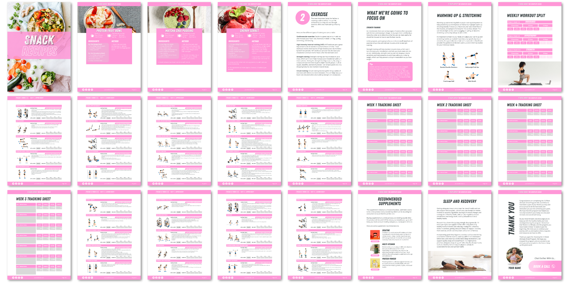 12 Week Fat Loss Program For Women: Fully Editable Template – The ...